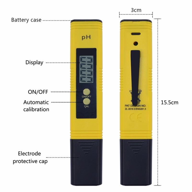 Digital PH Meter Highly Accurate with Calibration Powder included ...